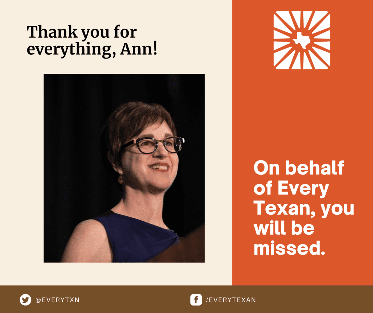 Reflections on Ann Beeson’s Legacy as She Steps Down from Every Texan ...