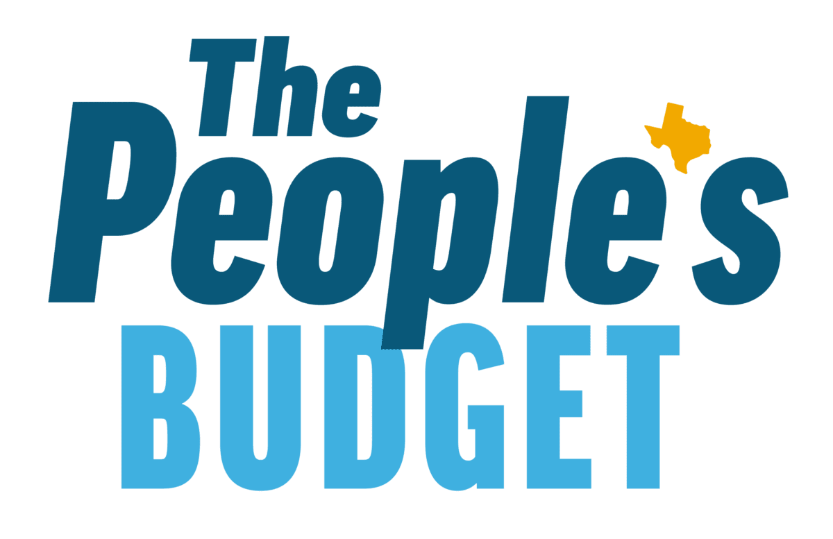 Pledge Your Support for The People’s Budget - Every Texan