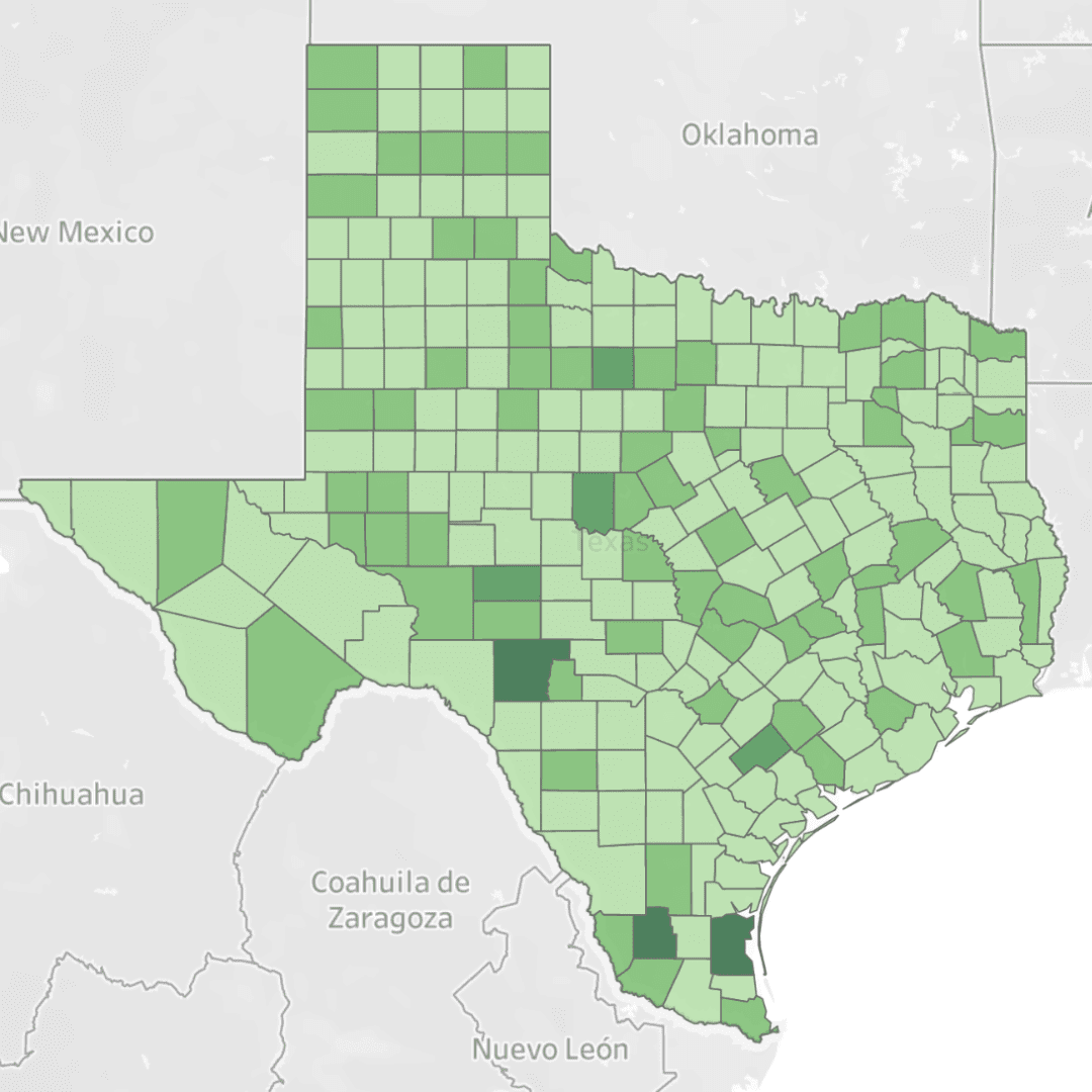 KIDS COUNT 2022: Key Data Maps - Every Texan